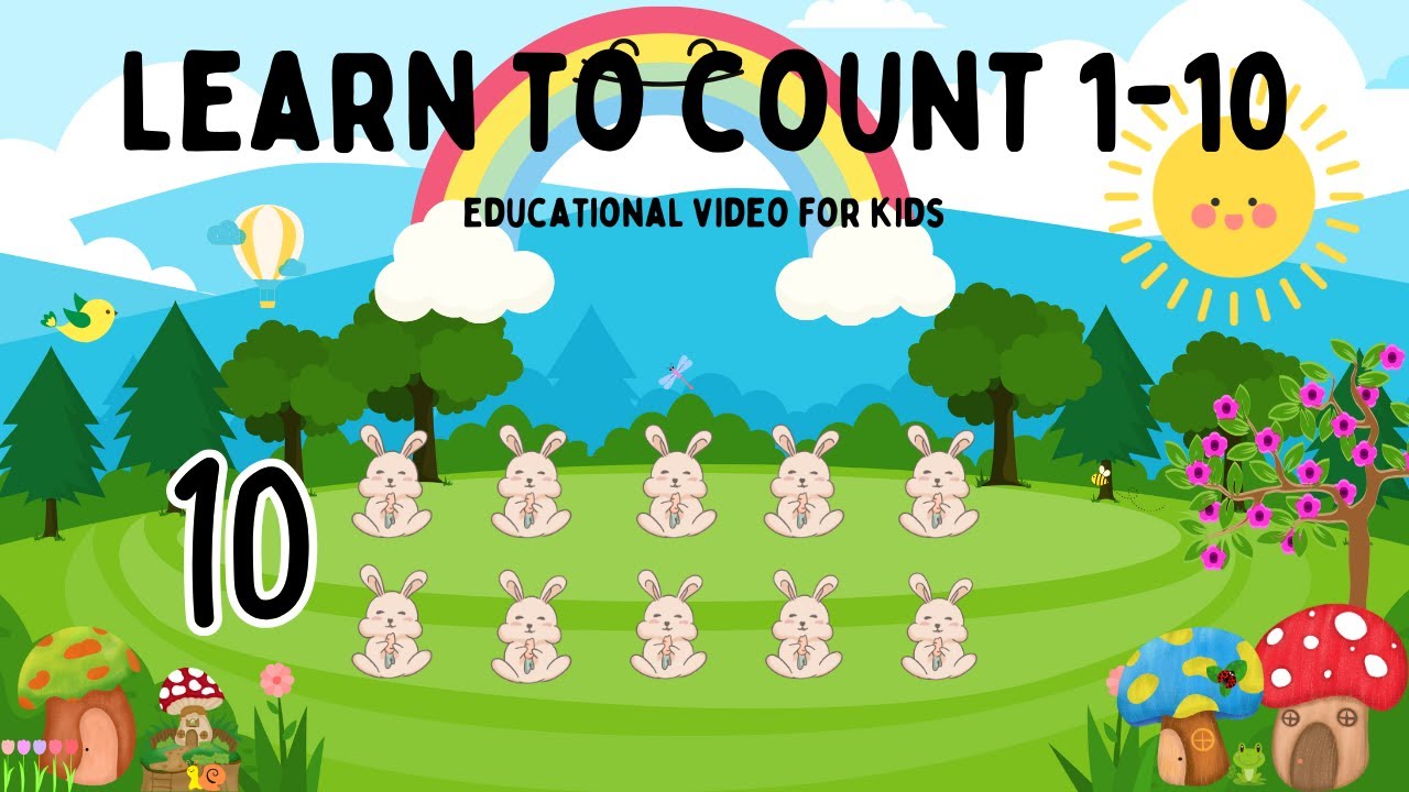 Counting 1-10 | educational video for kids | learning numbers ...