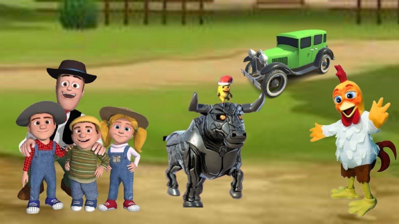 Tracktor vs Angry black bull race. ep 33 - YouTube
