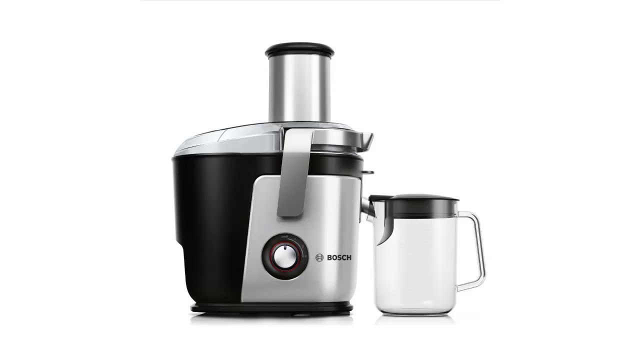 Bosch MES4010 Entsafter, Aluminium, schwarz/silber - YouTube