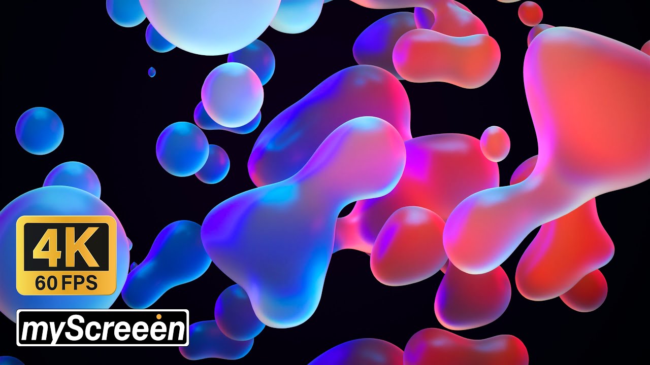 4K 60fps Colorful Bubbles 🫧 | Lava lamp Screensaver | Underwater ...