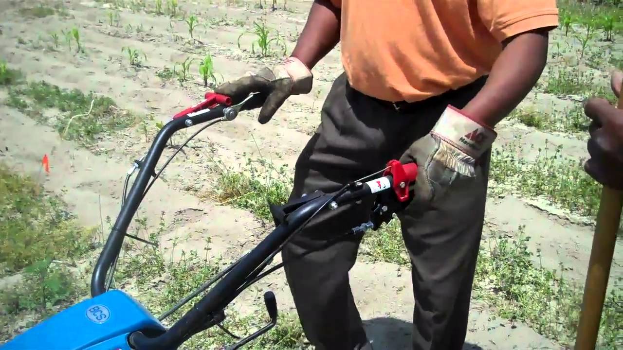 How to Use a 722 BCS Tiller - YouTube