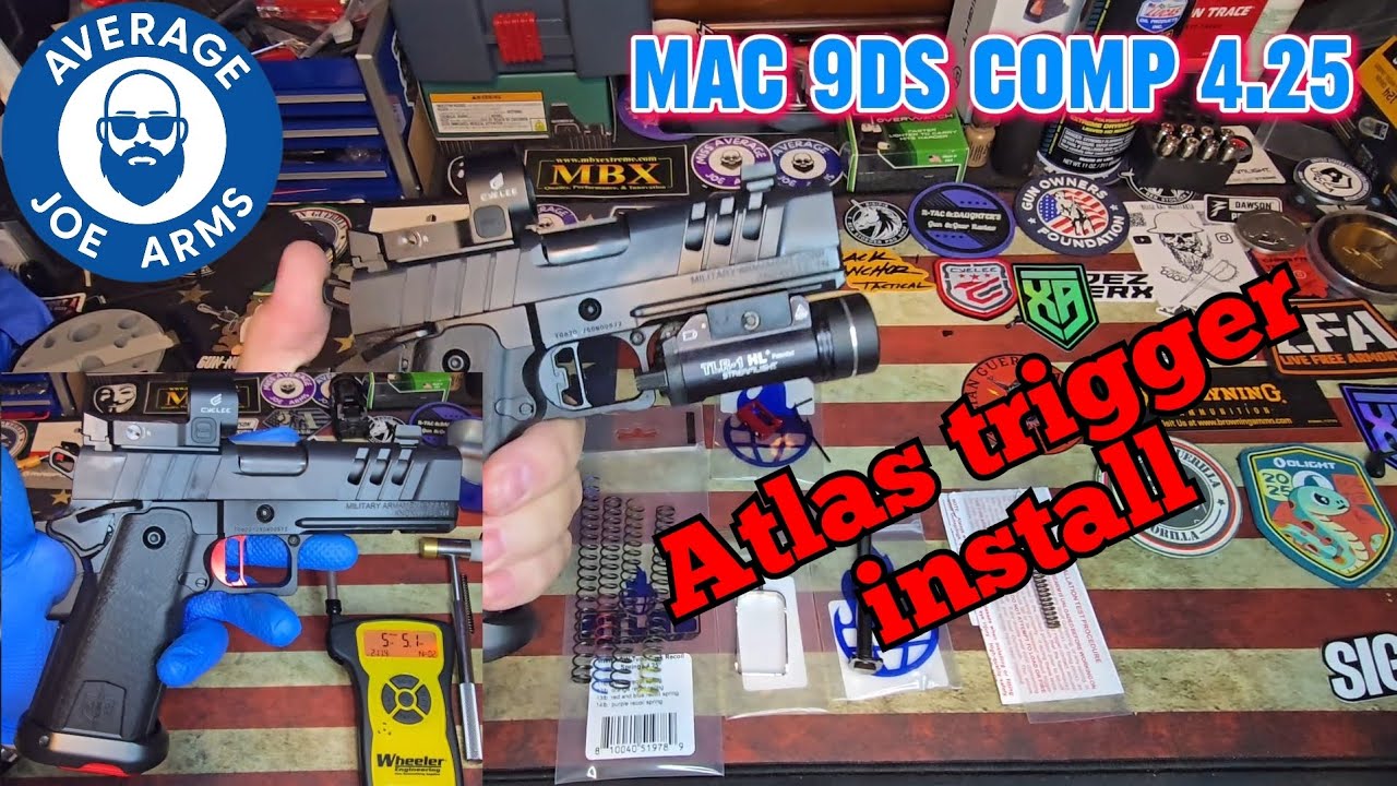 Mac 9DS Comp Atlas Trigger ,11lb Recoil , and Dawson Precision 19lb ...