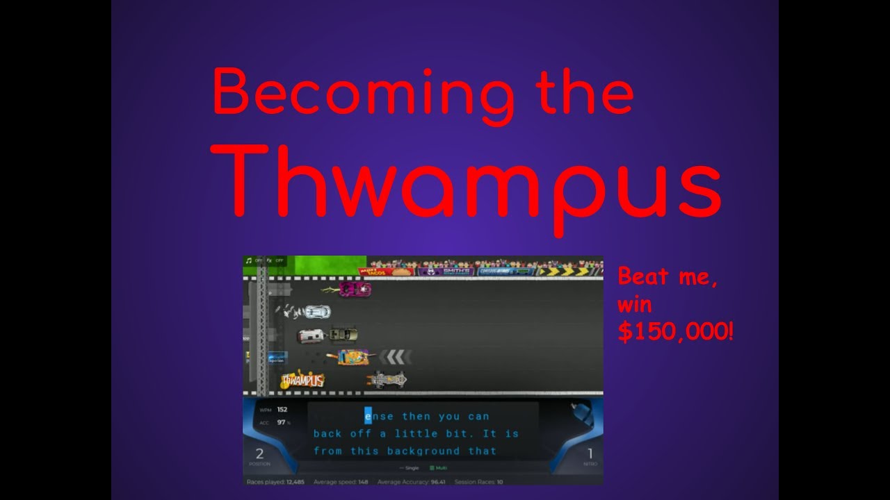 Becoming the Thwampus Live! (read desc for context) - YouTube