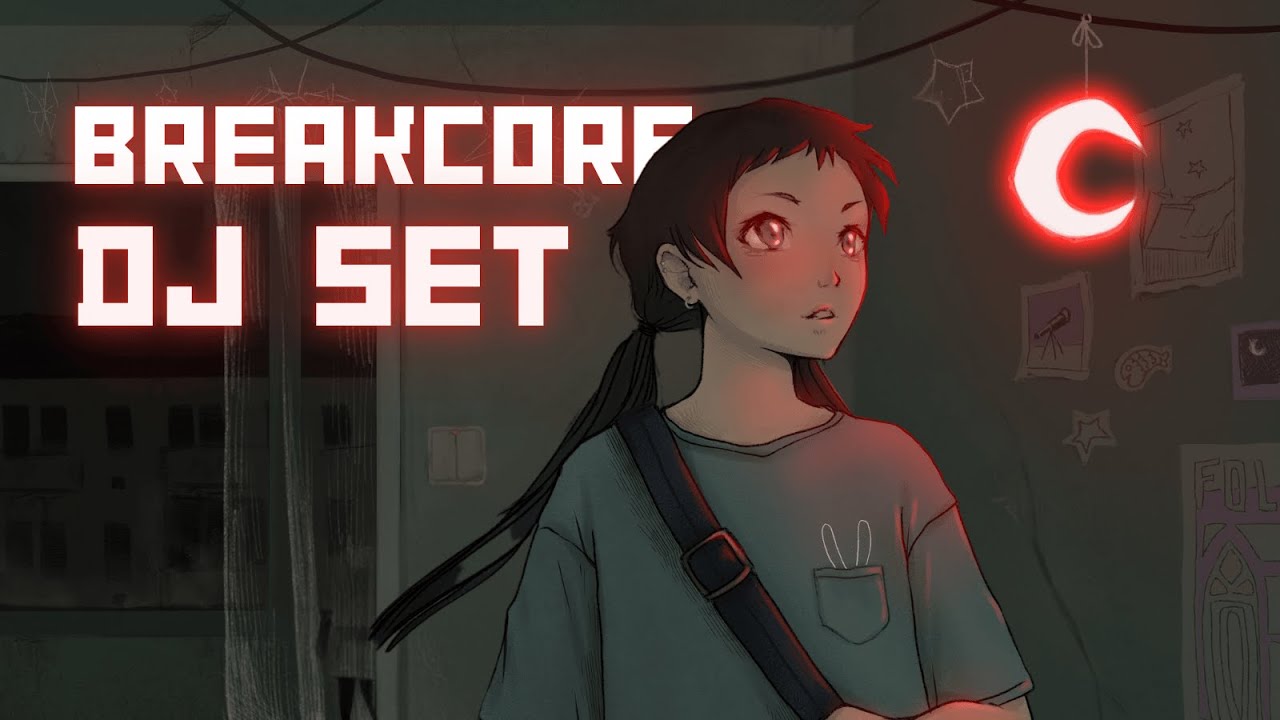 dissociative breakcore / jungle / ambient dnb mix beyond the ether [Visualizer] - YouTube