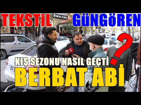 GÜNGÖREN TEKSTİL PİYASASI | UMUTLAR TÜKENİYOR | #zdayı #sokakröportajları #piyasalar