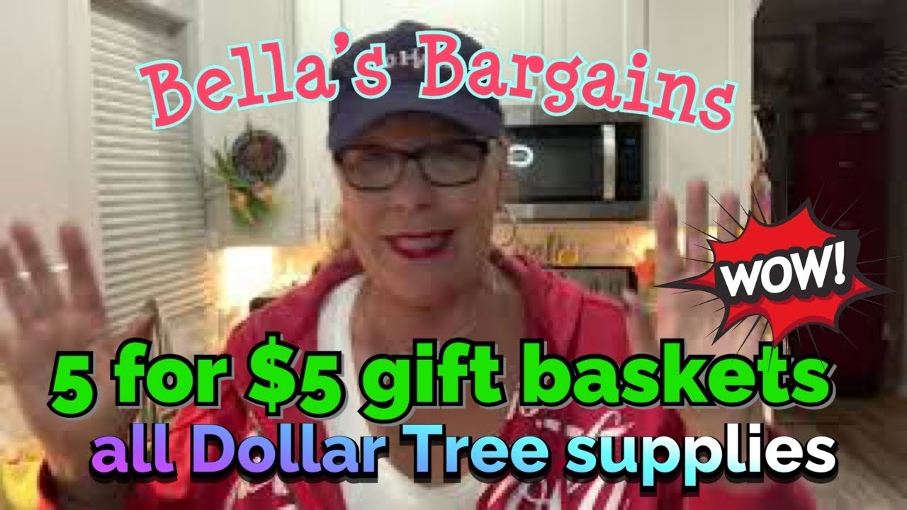 5 for $5, Dollar Tree Gift Baskets, Totally Easy Tuesday - YouTube