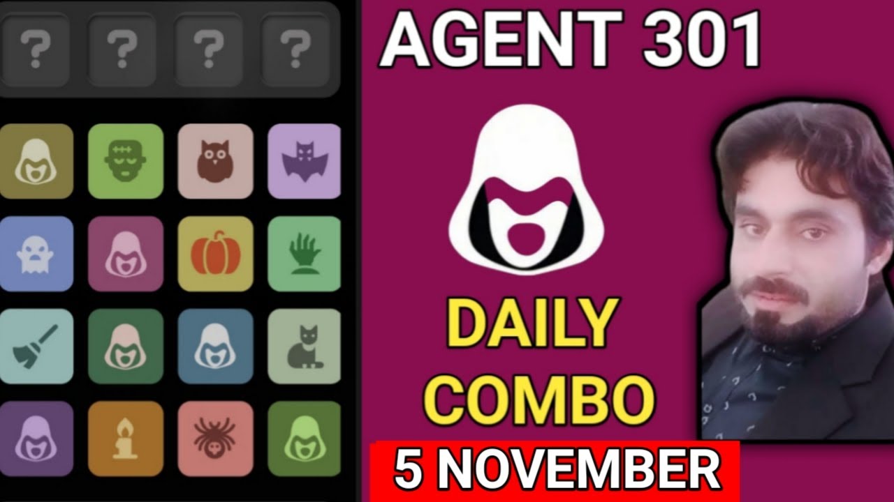 AGENT 301 DAILY COMBO 5 NOVEMBER | AGENT 301 COMBO TODAY | AGENT 301 COMBO | AGENT 301 CODE ...