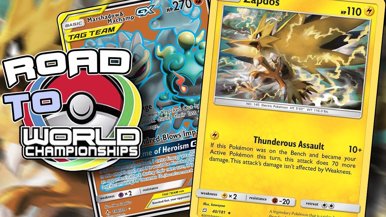 NEW Zapdos deck with MARSHADOW & MACHAMP GX deck profile! [Pokemon TCG ...
