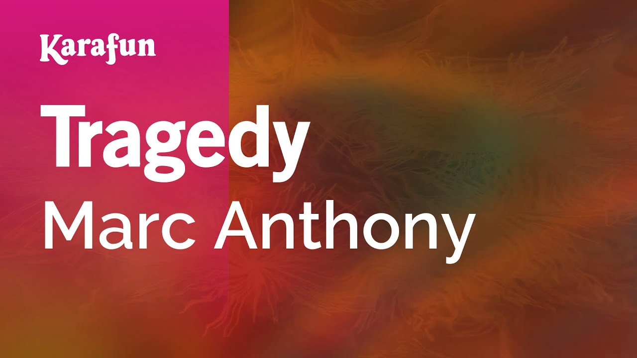 Tragedy - Marc Anthony | Karaoke Version | KaraFun - YouTube