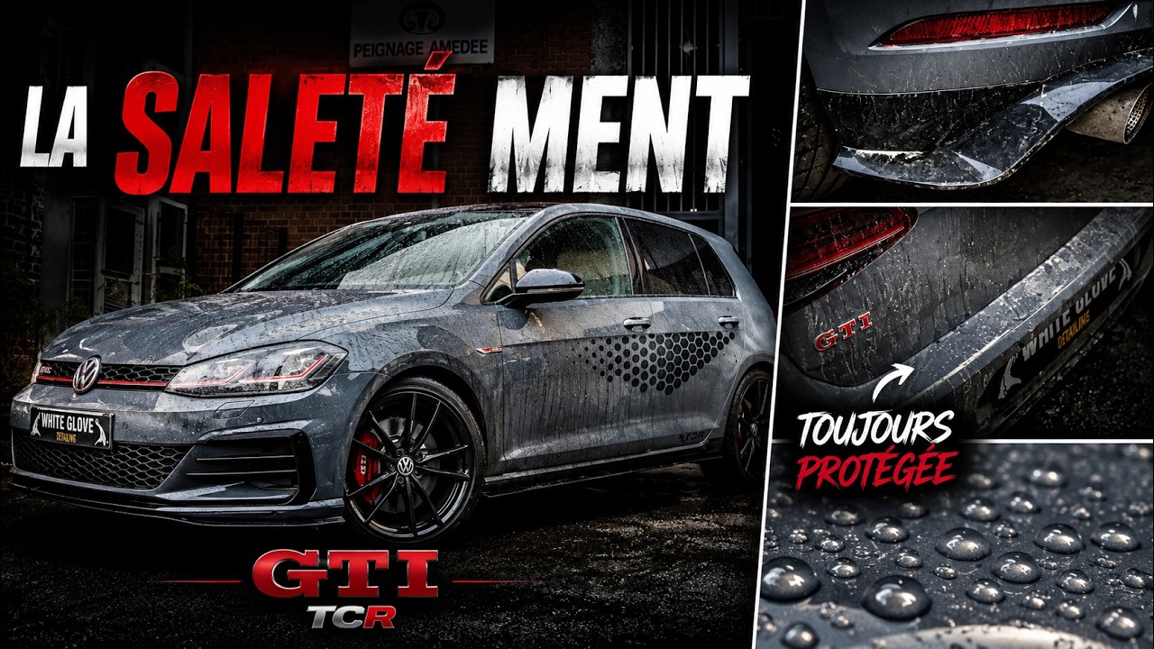 VW Golf GTi TCR - Deep Clean - 10' of ASMR Detailing - YouTube