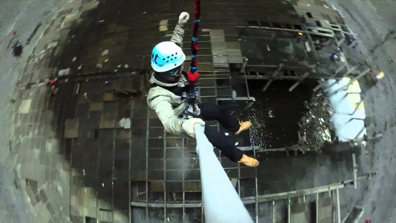 Nuclear Plant Bungee Jumping - YouTube