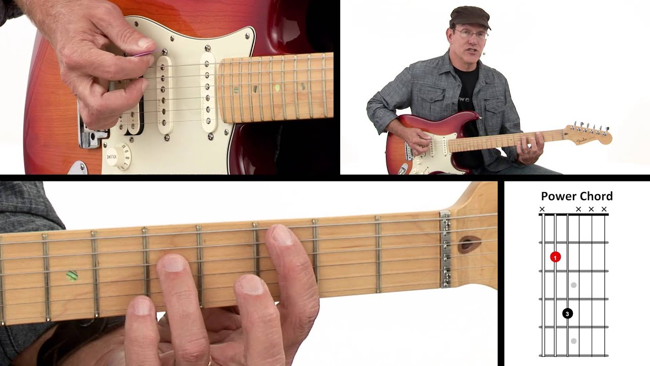 Rock Chords - Root 5 Power Chord - YouTube