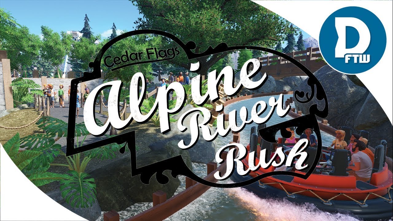 Planet Coaster Showcase - Alpine River Rush - Whitewater River Rapids ...
