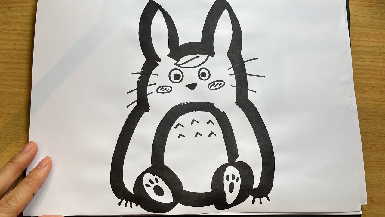 🌟How To Draw A Cute Totoro | My Neighbor Totoro 🌟 - YouTube