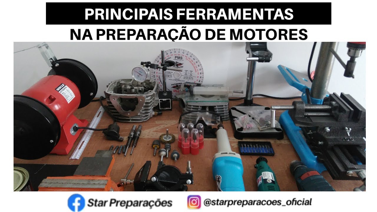 Principais FERRAMENTAS na Preparação de Motores I Star Preparações ...