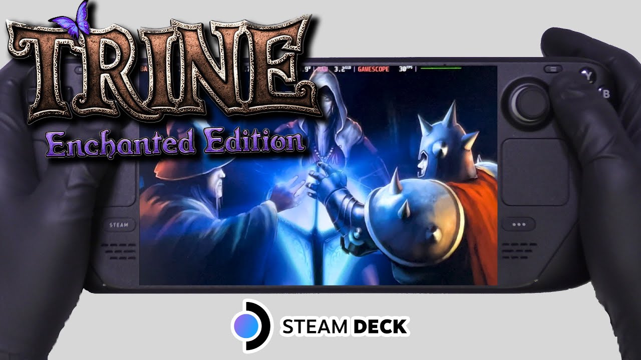 Trine | Steam Deck Gameplay | Steam OS - YouTube