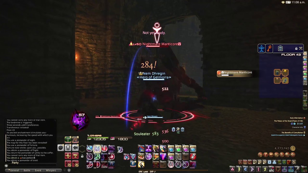 Solo PotD | Dark Knight | FFXIV | Floor 41 to 50 - YouTube
