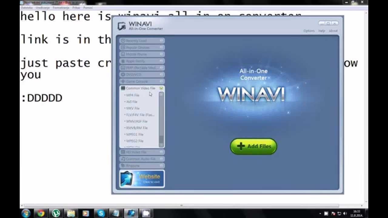 WinAVI All-in-One Converter CRACK-FULL VERSION!!!! - YouTube