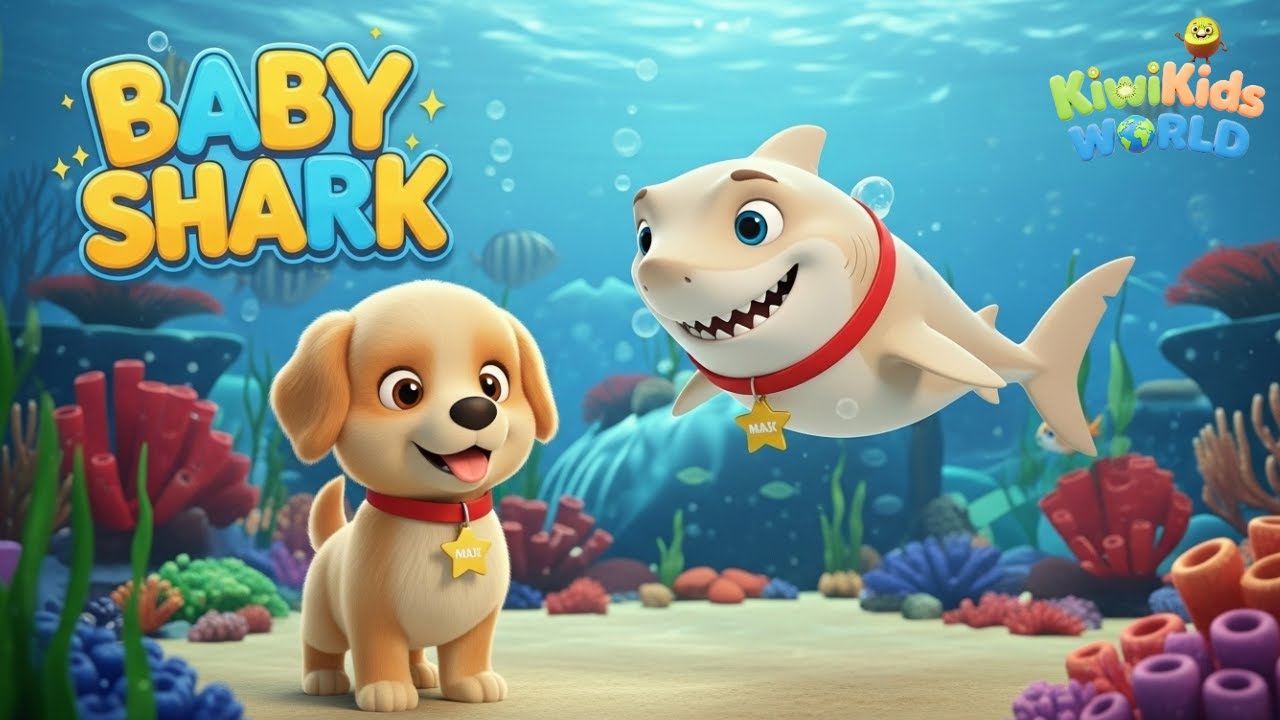 Baby Shark with Bruno and Friends 🦈 Fun Nursery Rhymes & Kids Songs ...
