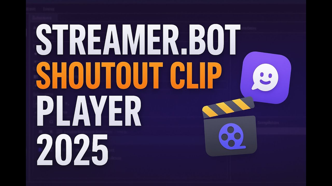 Shoutout Player v3 für Streamer.bot (Mitte 2025) - YouTube