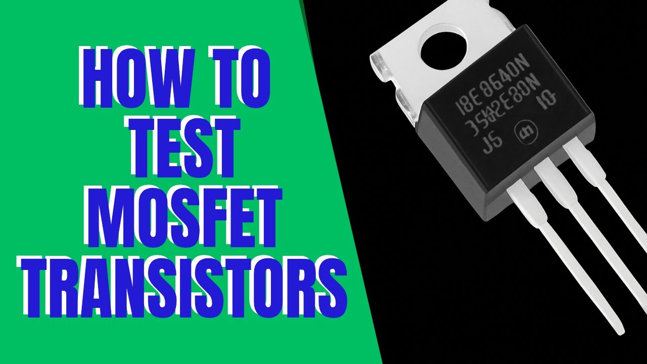 How to test mosfet transistor with multimeter #bjt #fet #transistor ...