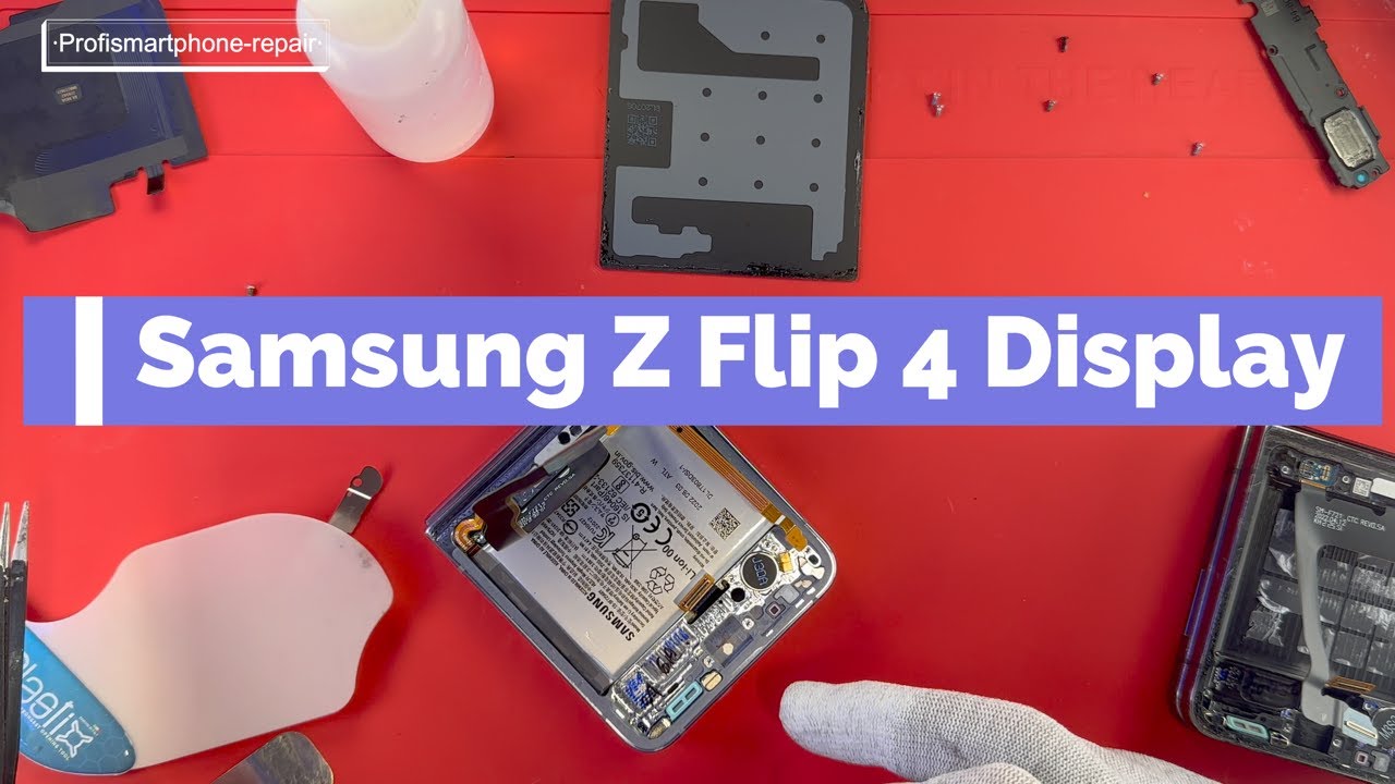 Samsung Z Flip 4 Display Repair #zflip4 #samsung #display - YouTube