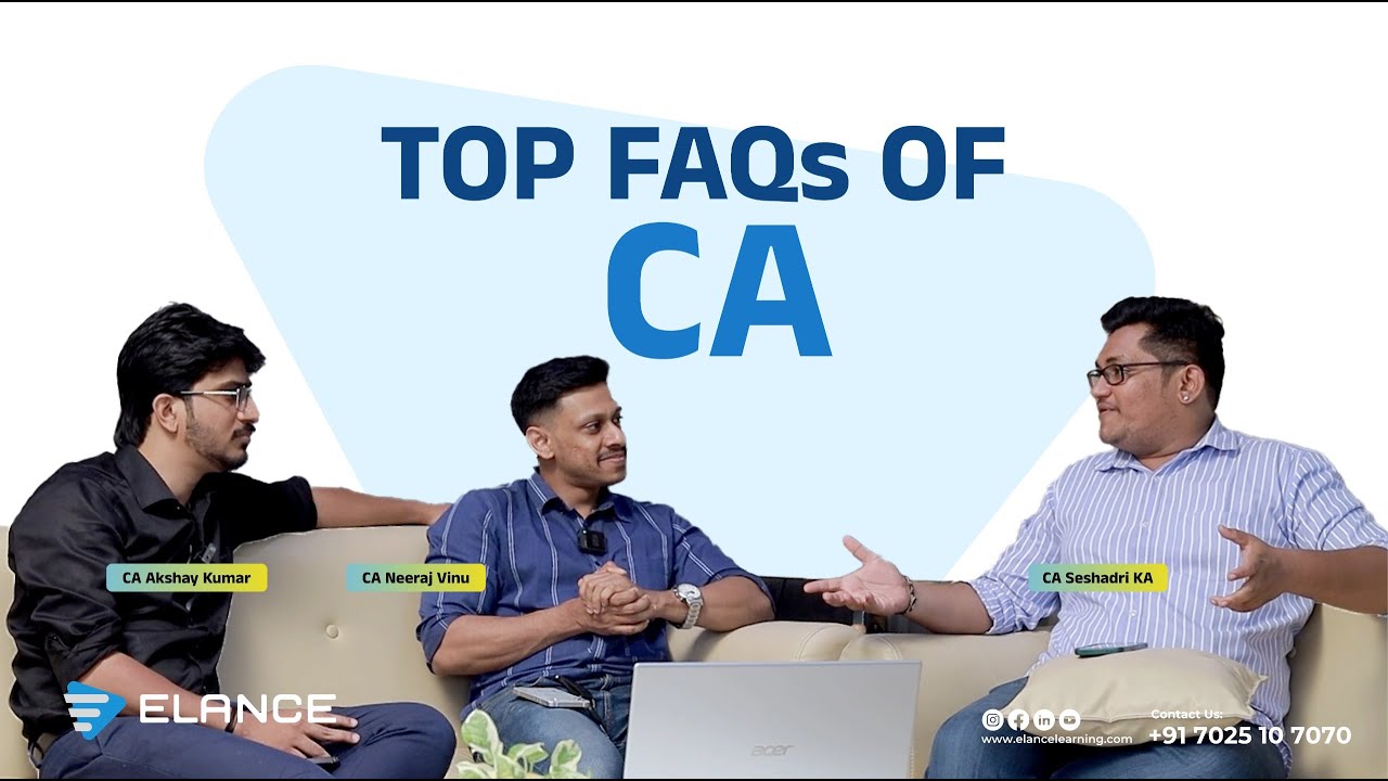 Top FAQs of CA 2024 | All India CA Rank Holders | Chartered Accountancy ...