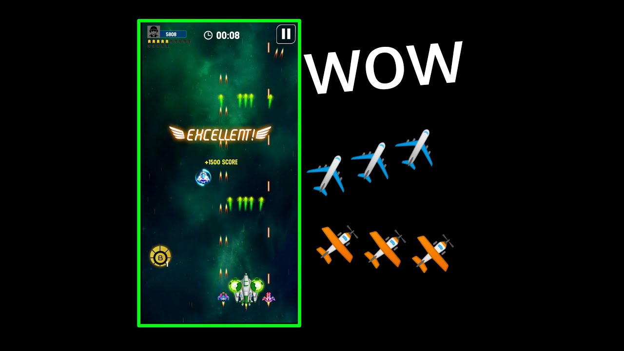 Space shooter - Galaxy attack - Galaxy shooter,lvl 4 -1 - YouTube