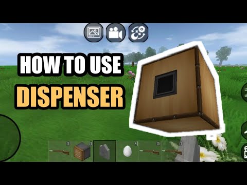 MINI BLOCK CRAFT - How to use the DISPENSER - YouTube