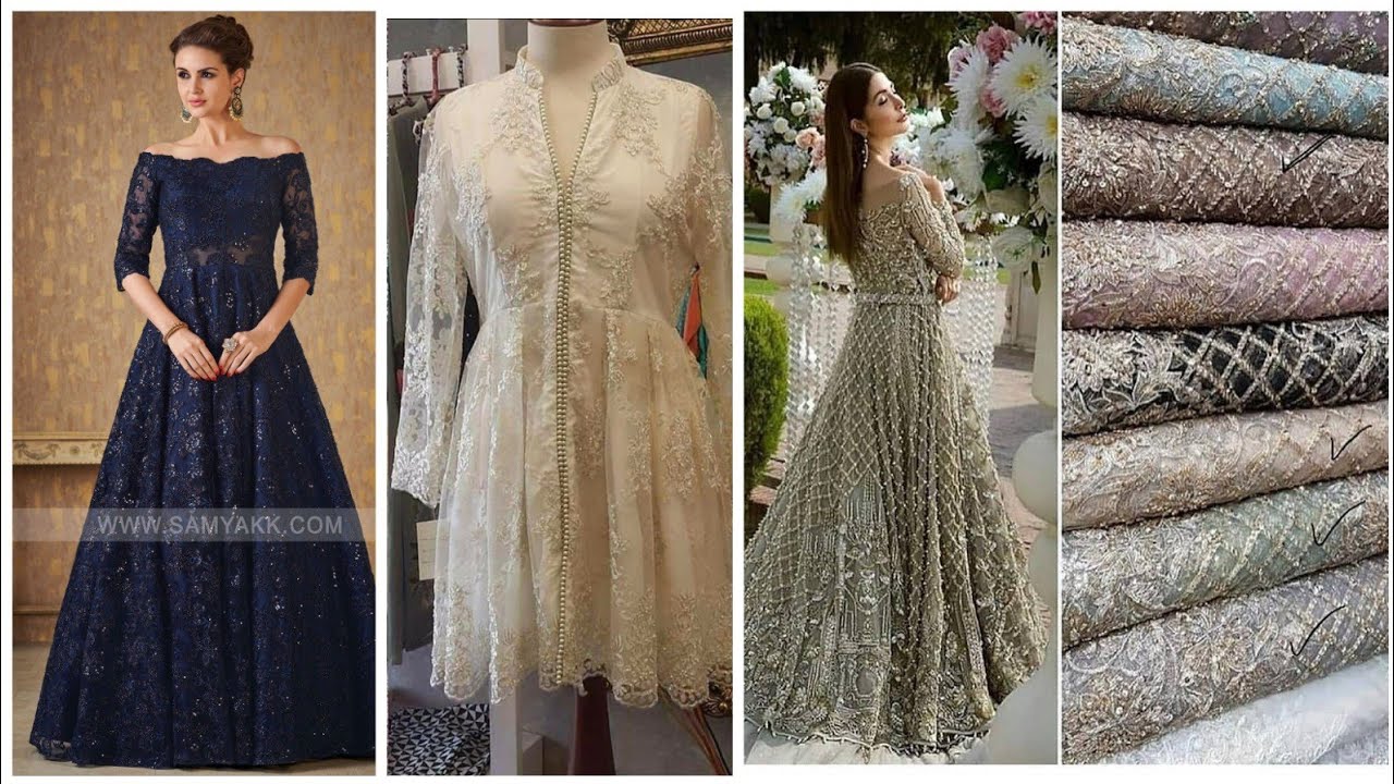 Top Demanding "Net & Silk Fabric" Dresses Designing Ideas Collection ...