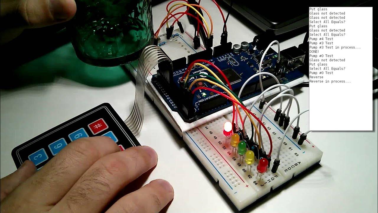 Arduino - Drink Mixer - YouTube