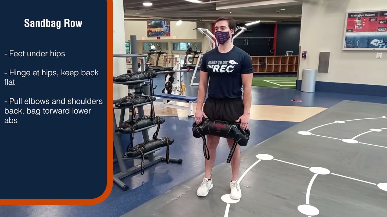 Exercise How-To: Sandbag Row - YouTube