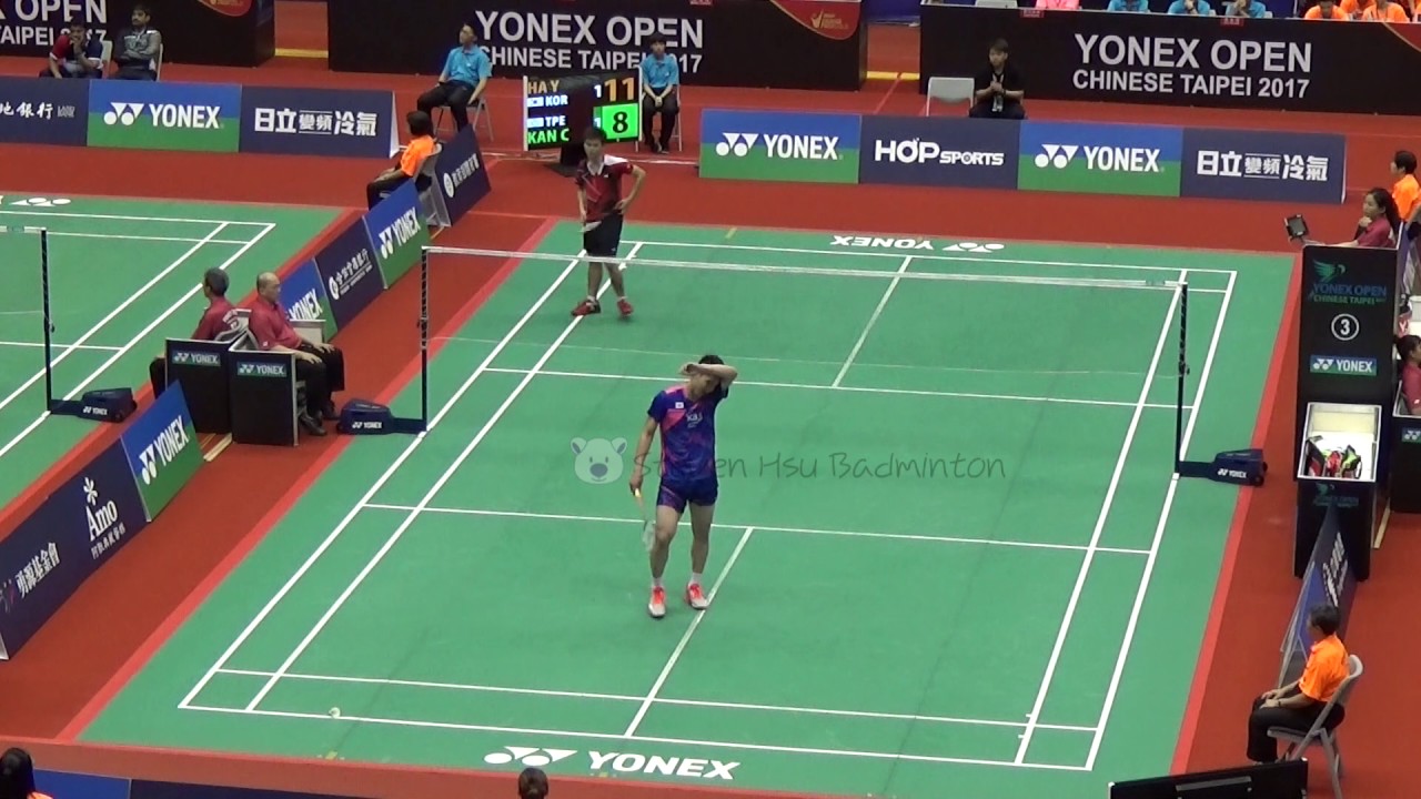 20170627TAIPEI OPEN MS KAN Chao Yu甘超宇(華)vs HA Young Woong(韓)第三局 - YouTube
