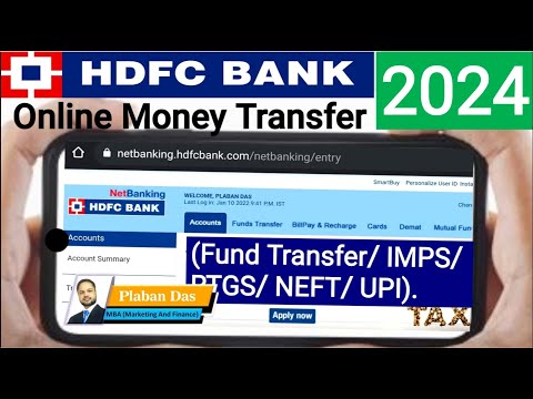 HDFC Net Banking Money Transfer | HDFC Netbanking| How To Transfer Money From HDFC Bank Online ...