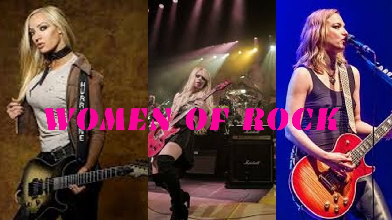 SIX OF ROCKS MOST BEAUTIFUL WOMEN - Women in Rock - YouTube