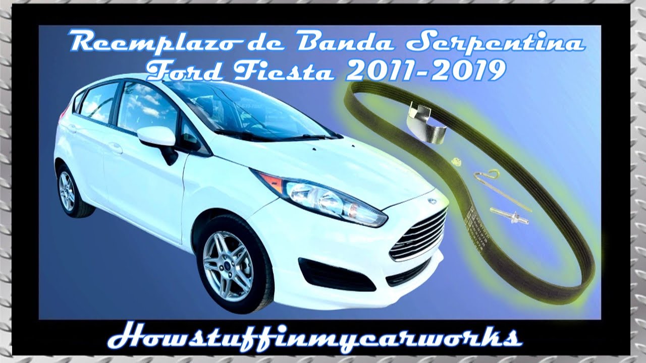 Como cambiar reemplazar la banda serpentina en autos Ford Fiesta ...