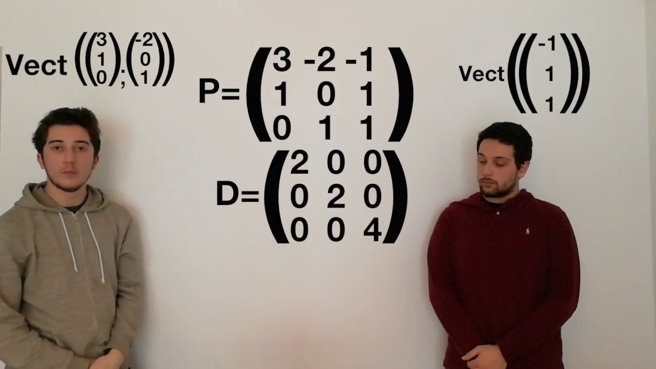 diagonalisation d'une matrice - YouTube
