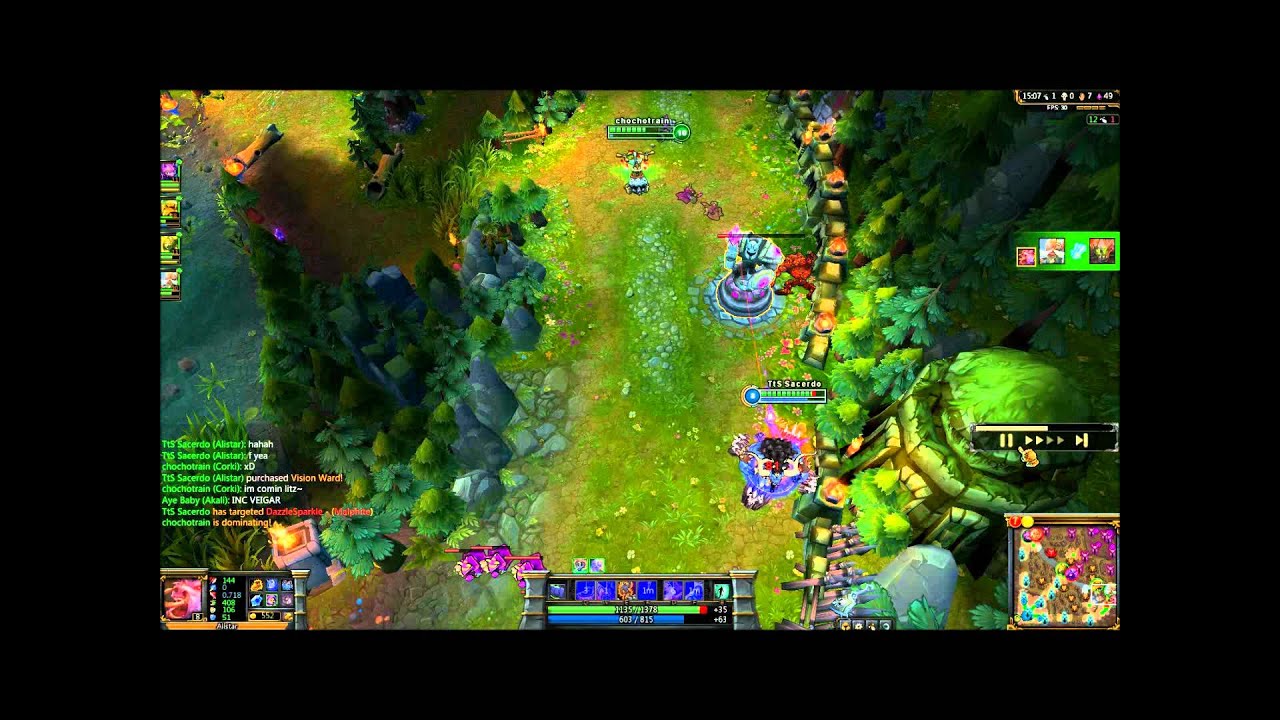 Alistar jungle 1st movie - YouTube