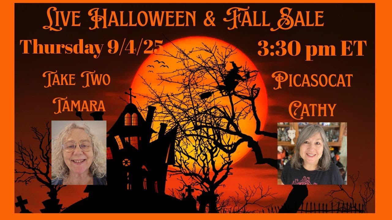 Thursday Live Halloween & Fall Sale 9/4/25 at 3:30 pm et - YouTube