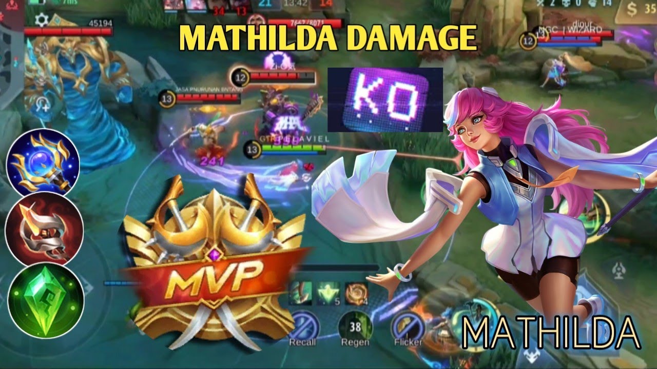 (MATHILDA MIDLANE) GAMEPLAY MATHILDA - BUILD TOP 1GLOBAL MATHILDA ...