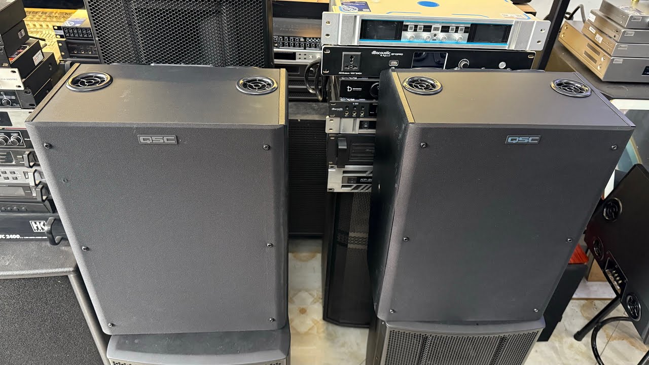 Loa Bãi Mỹ Hàng Hiếm Ít Gặp, Bass 30cm Đồng Trục Model QSC SR1290 Chất ...