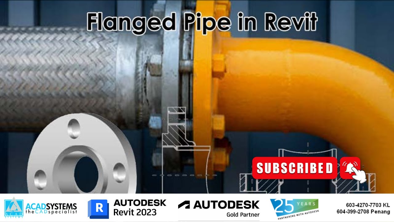 Flanged Pipe In Revit YouTube flanged-pipe-in-revit-youtube