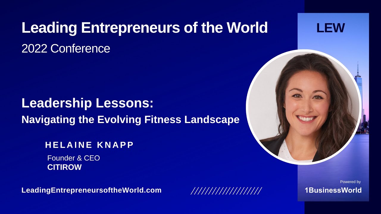 Leadership Lessons: Navigating the Evolving Fitness Landscape | Helaine ...