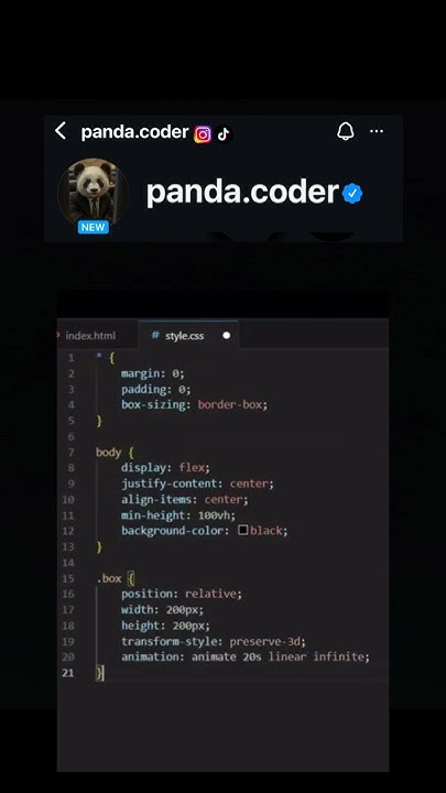 🔥 Add Stunning 3D animation Effects with Just HTML & CSS!No JavaScript needed #webdevelopment ...
