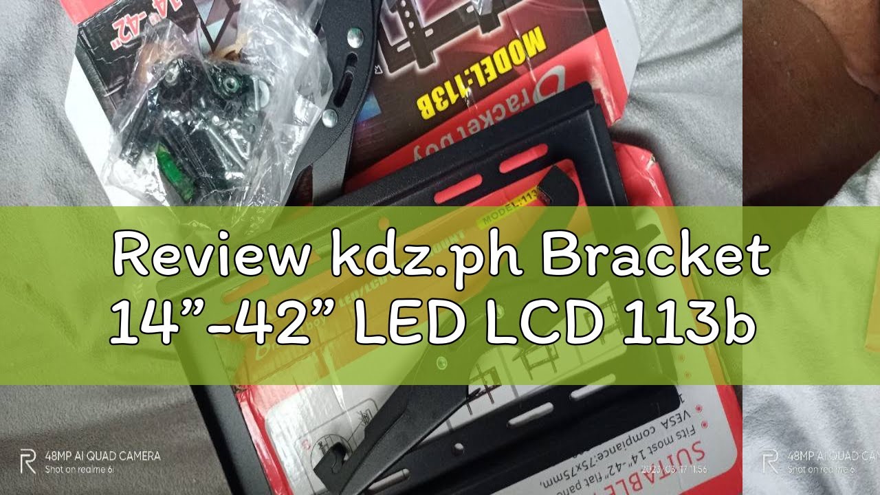Review kdz.ph Bracket 14”-42” LED LCD 113b - YouTube