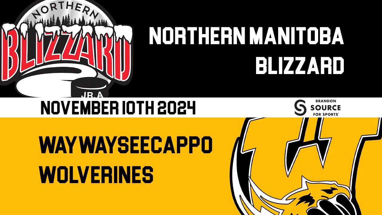 HIGHLIGHTS | Northern Manitoba Blizzard @ Waywayseecappo Wolverines Nov ...