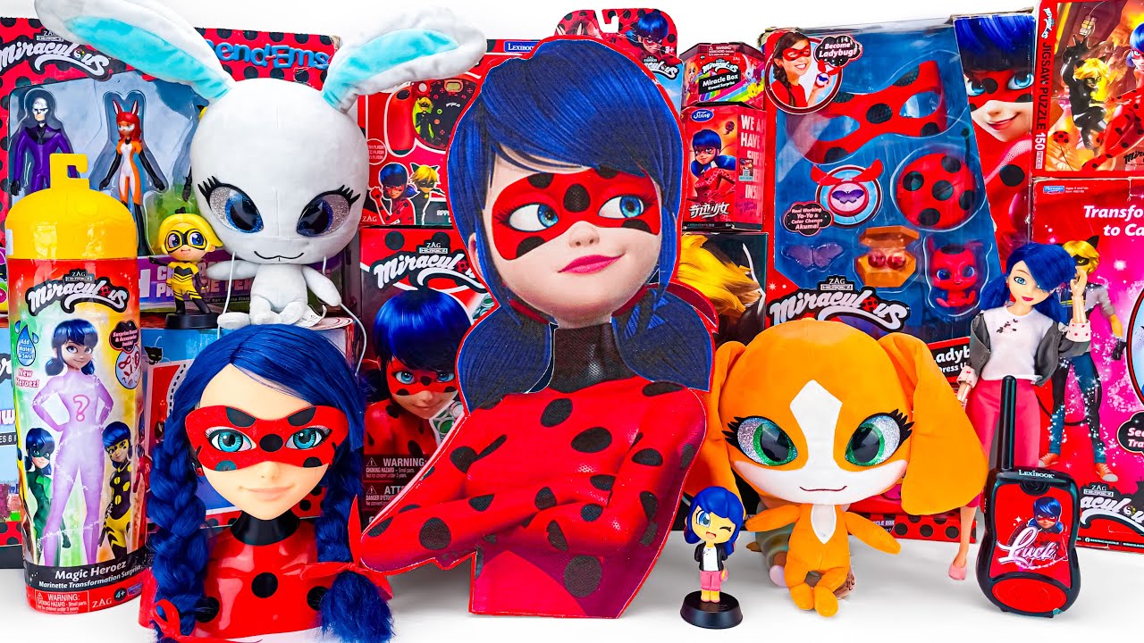 Miraculous Ladybug Toys Collection ASMR Unboxing Review | Ladybug ...