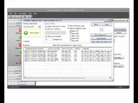 Generating Custom TCP Packets using NetScanTools Pro v11 - YouTube