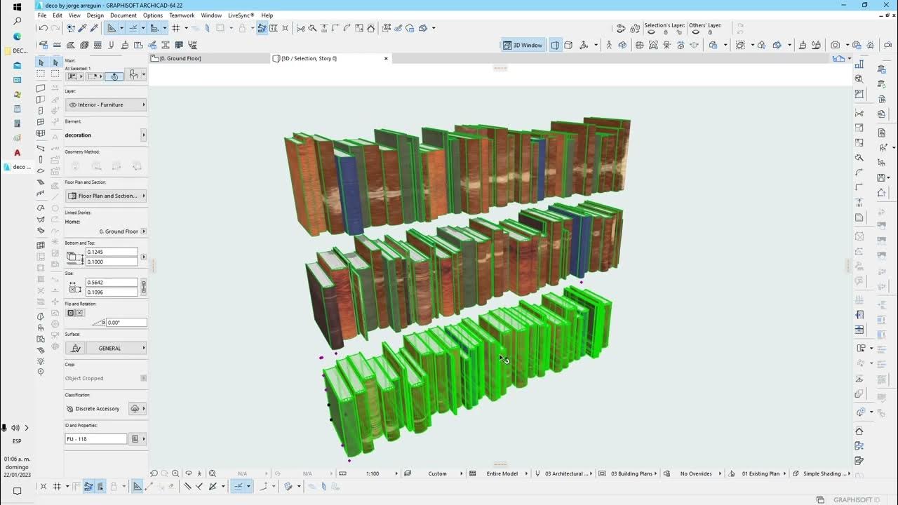 Archicad GDL object DECO by Jorge Arreguin - YouTube