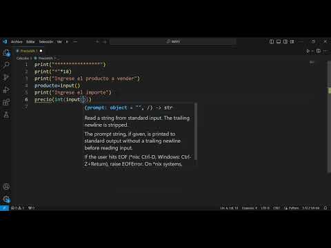 Python. Tarea 2. ACTIVIDAD: Venta Precio IVA libreria TIME